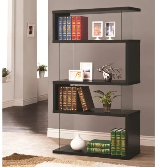 Modern bookshelf black store