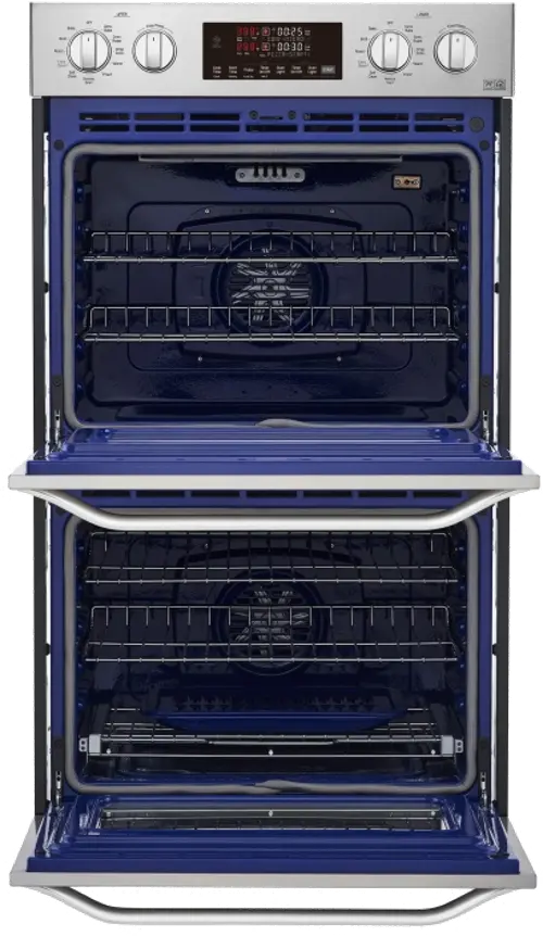 LG Studio 30 Inch Smart Double Wall Oven with Convection 9.4 cu. ft. Stainless Steel