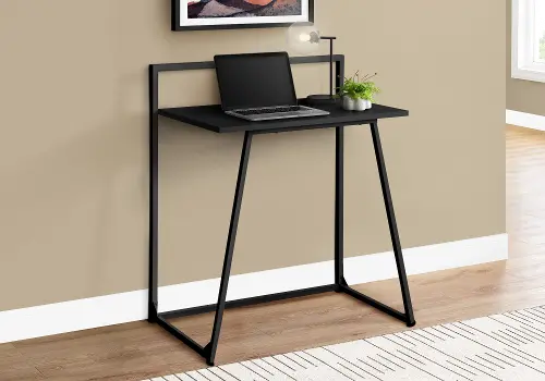 Small black metal desk store