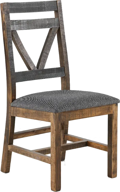 Loft Rustic Pine Dining Chair RC Willey