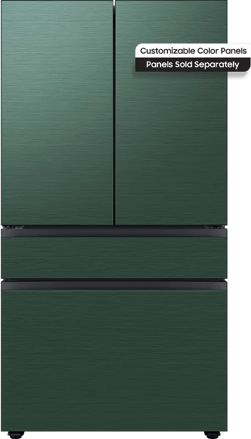 Samsung Bespoke 23 cu ft 4 door French Door Refrigerator Counter Depth Panel Ready