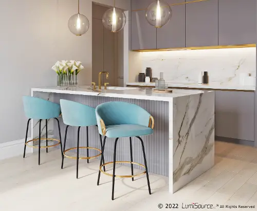 Modern glam bar stools store