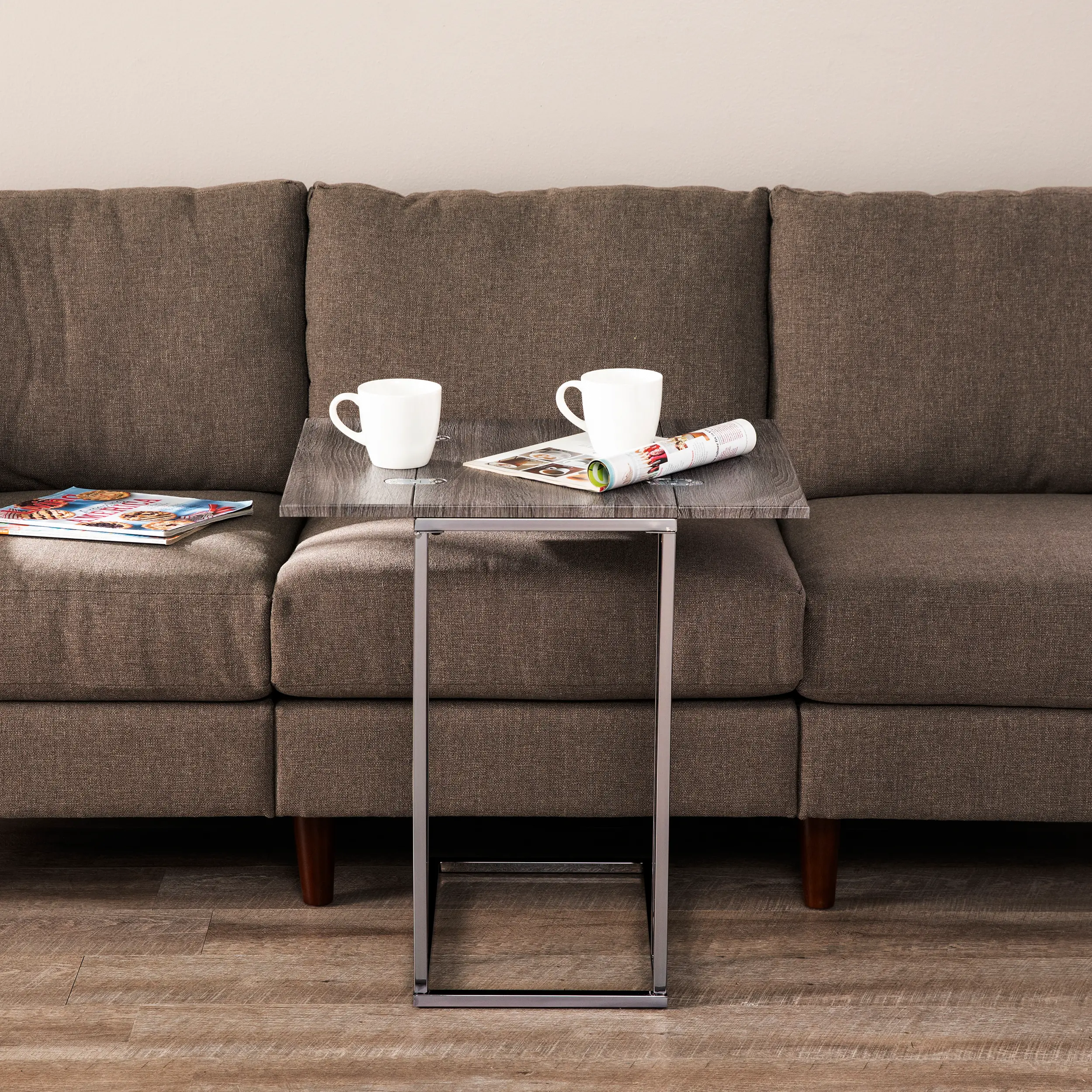 Clarkdom Gray Expandable C Table RC Willey