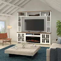 Hampton White Fireplace Entertainment Center RC Willey