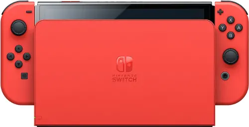 Nintendo Switch Oled Joy Con Controllers Mario Red Edition Rc Willey