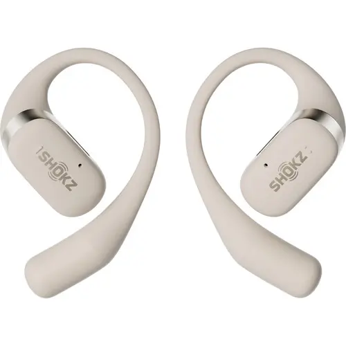 Shokz OpenFit Open-Ear True Wireless Earbuds - Beige | RC Willey Shokz OpenFit Open-Ear True Wireless Earbuds - Beige | RC Willey
